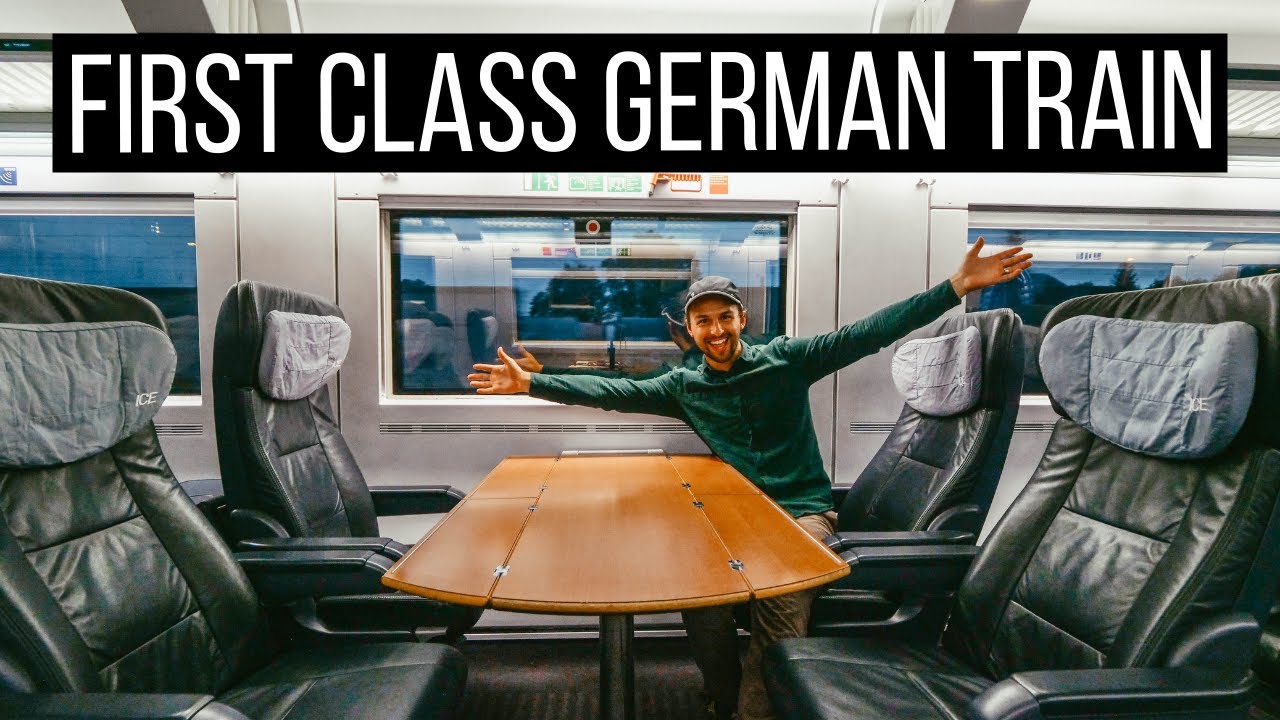 FIRST CLASS Solo Train Trip Across Germany! | First Time Riding a ...
