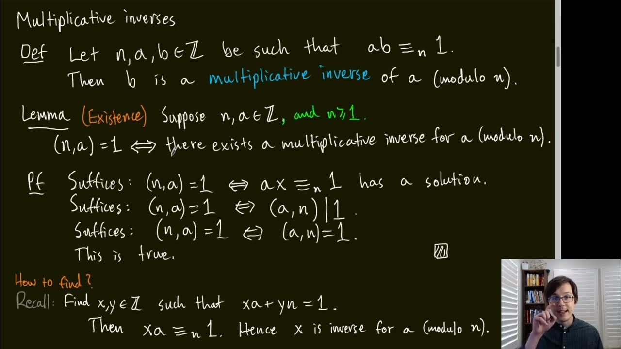 Math 110: 1/21 Fermat's little theorem and Wilson's theorem - YouTube