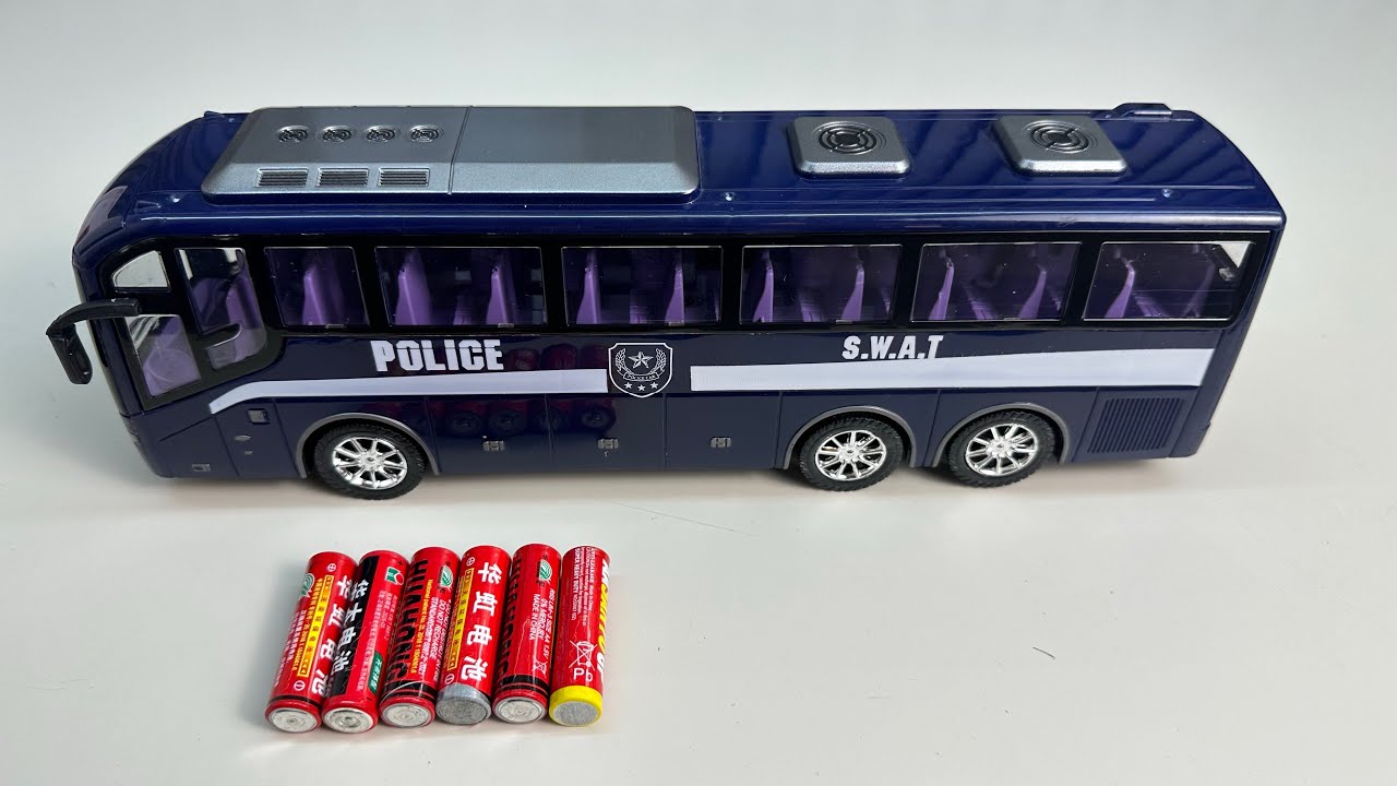 Unboxing city police bus, Thomas spider train, RC drift racing car, RC ...