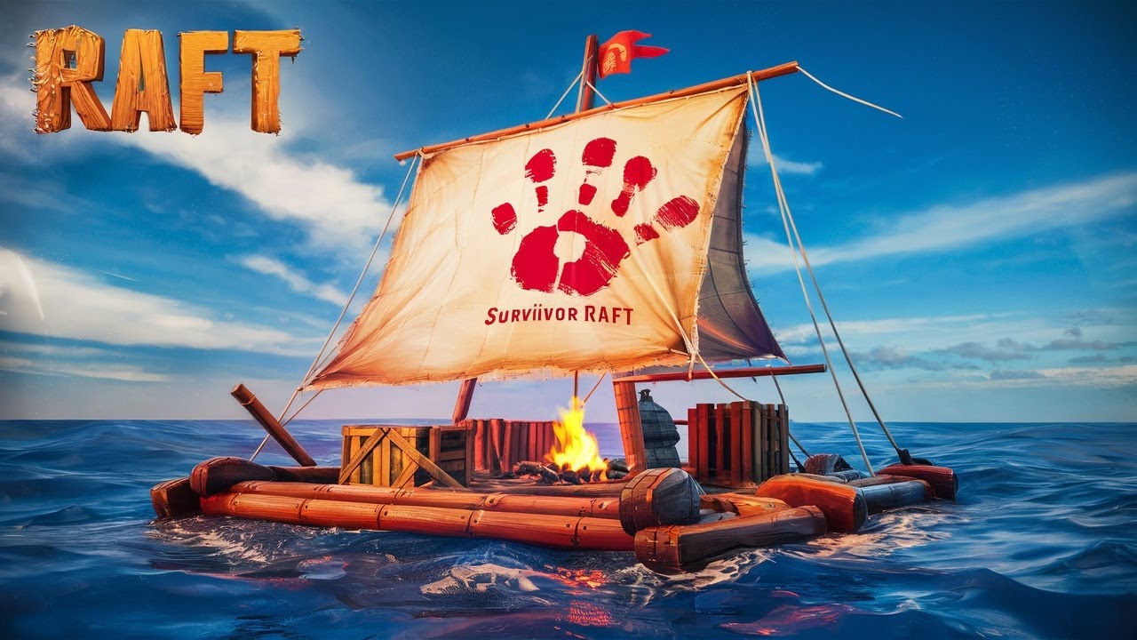 CRAZY Raft Live Stream - Building, Surviving, and Exploring the SEA # ...