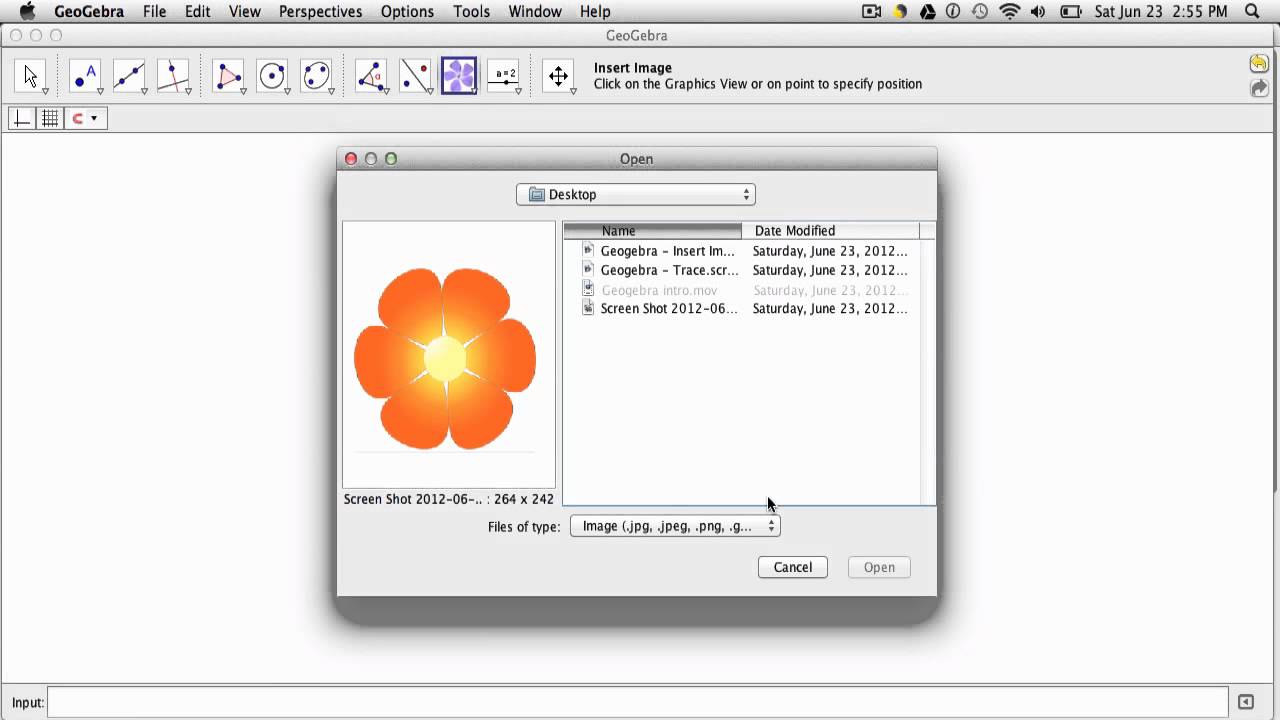 Geogebra - Move Images - YouTube