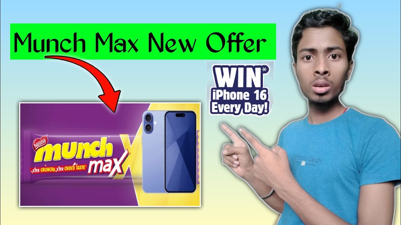 Munch Max Win iphone 16 Every Day | Munch new offers | Munch iPhone 16 ...