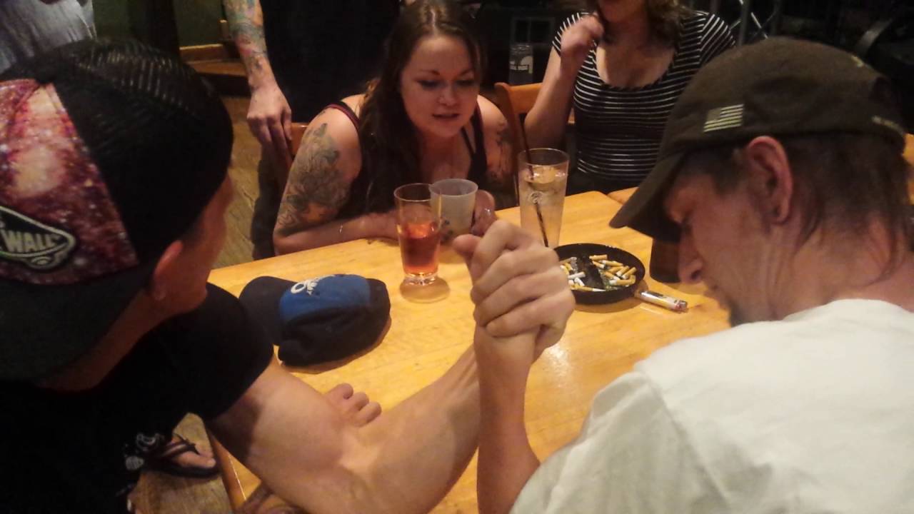 2016-05-27 Russian Arm Wrestles Entire Bar Stoney Badger - YouTube