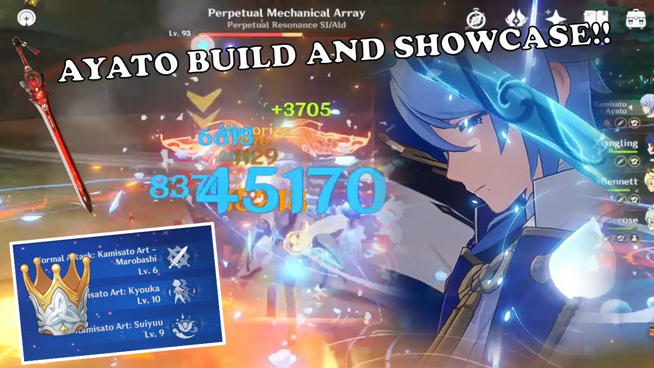 MY AYATO SHOWCASE AND BUILD !! - YouTube