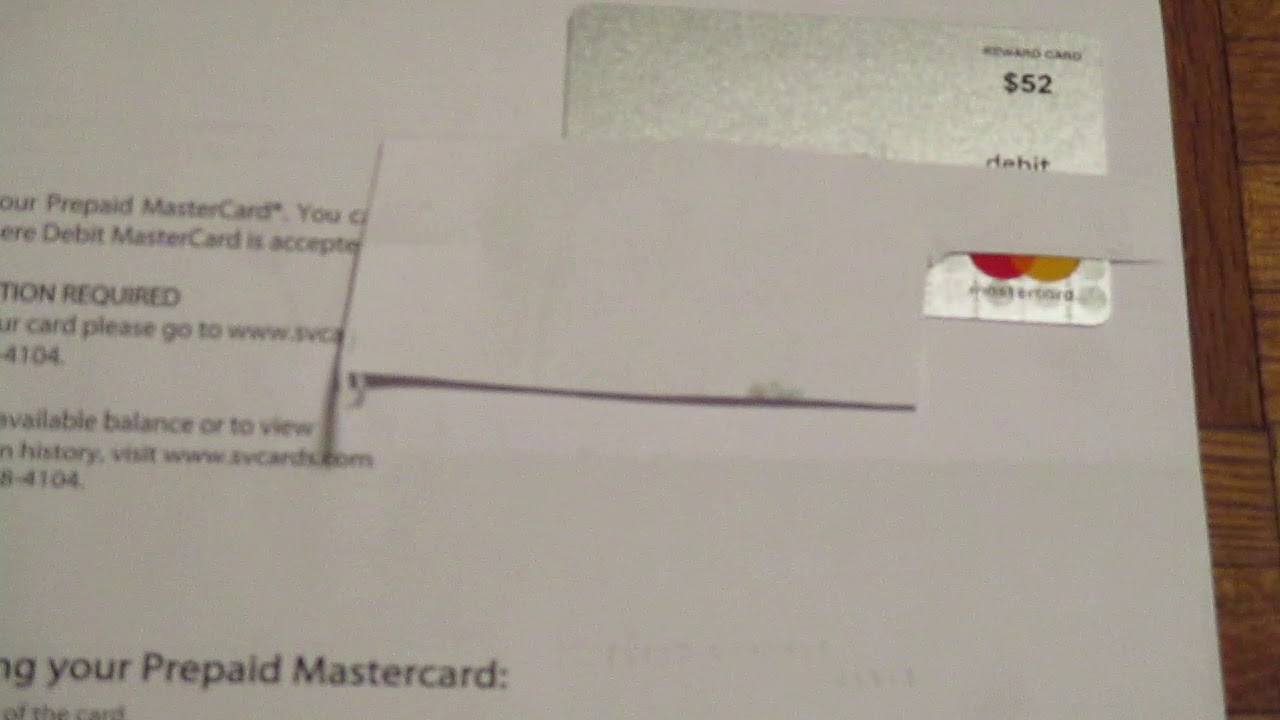 Reissued Debit Card - YouTube