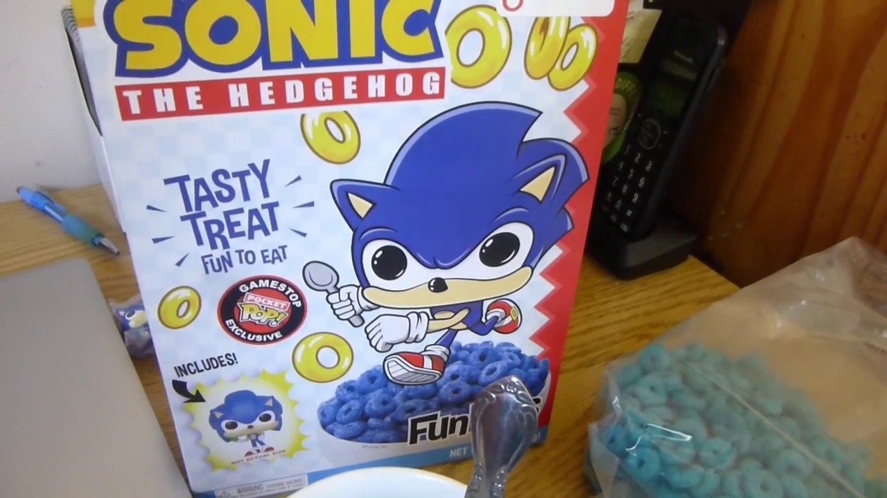 ssasuke125 sonic funko cereal blind taste test - YouTube