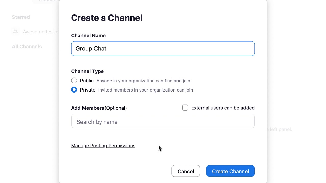 How to CREATE A GROUP CHAT in ZOOM? - YouTube