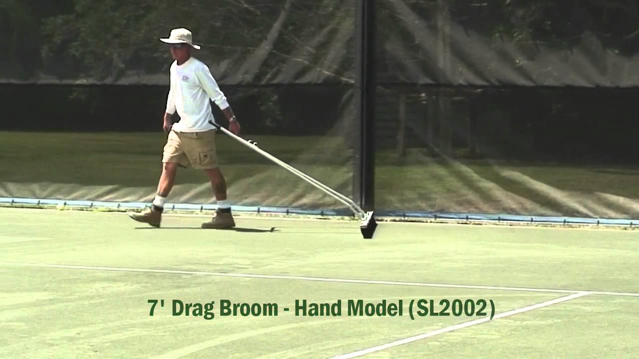 Aluminum Drag Broom - Hand Model - YouTube