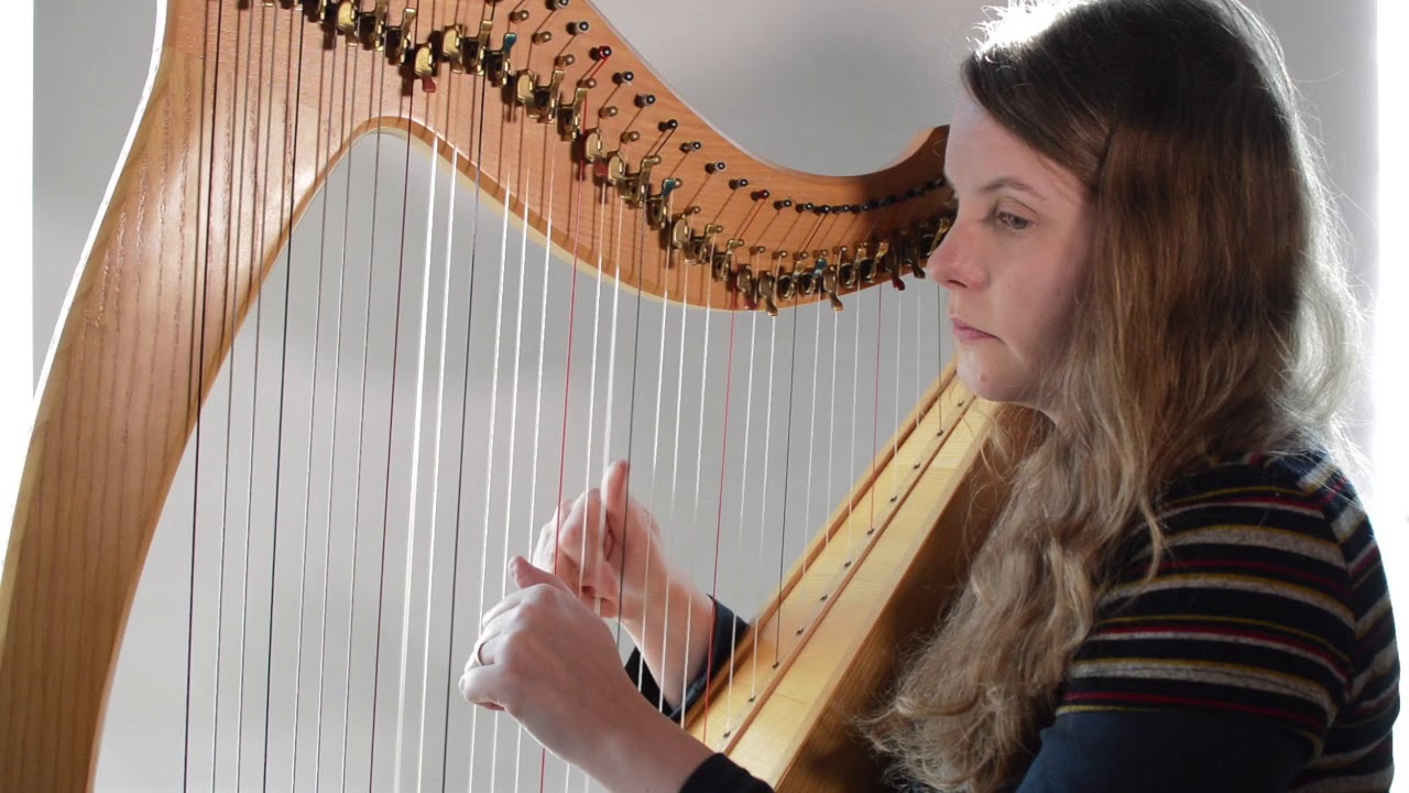 Brian Boru // Harp (Section by Section slowly for learning) - YouTube