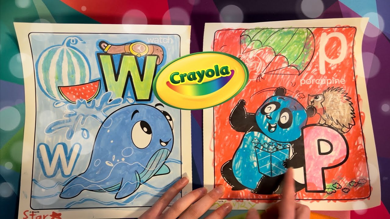 Crayola Alpha-Pets Coloring Pages!! 🖍️ - YouTube