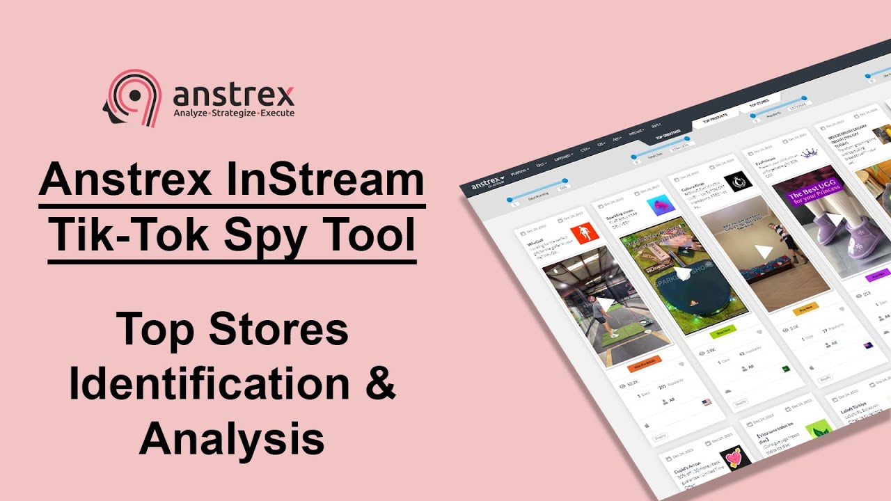 Anstrex In-stream Tik-Tok Spy Tool Tutorial - Identifying and Analyzing ...