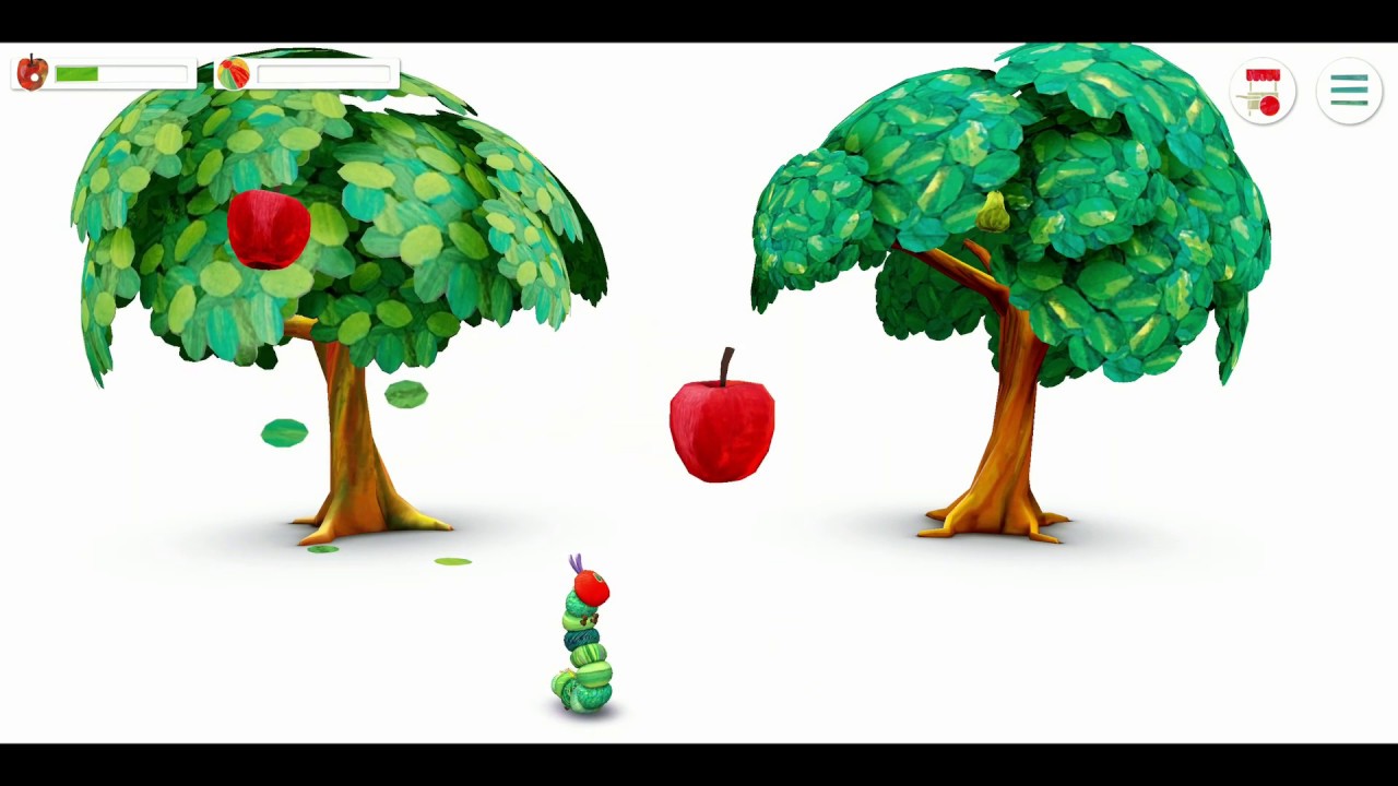My Very Hungry Caterpillar - Fun Story Game - YouTube