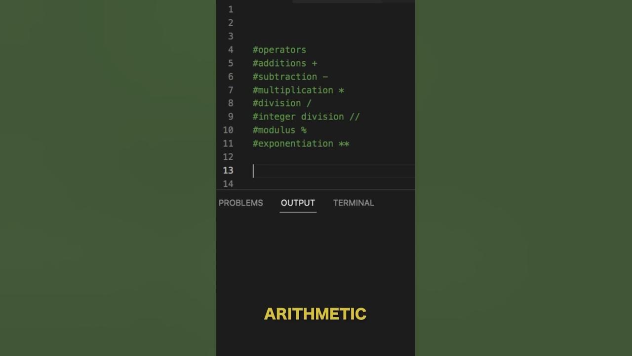 Arithmetic Operators In Python With Examples Pythonprogramming Youtube