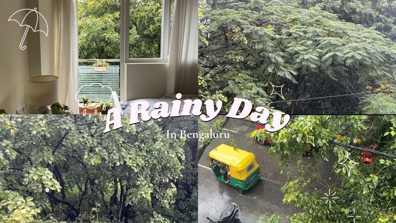 A rainy day in Bengaluru | November Showers | Cozy Rainy Day Silent ...