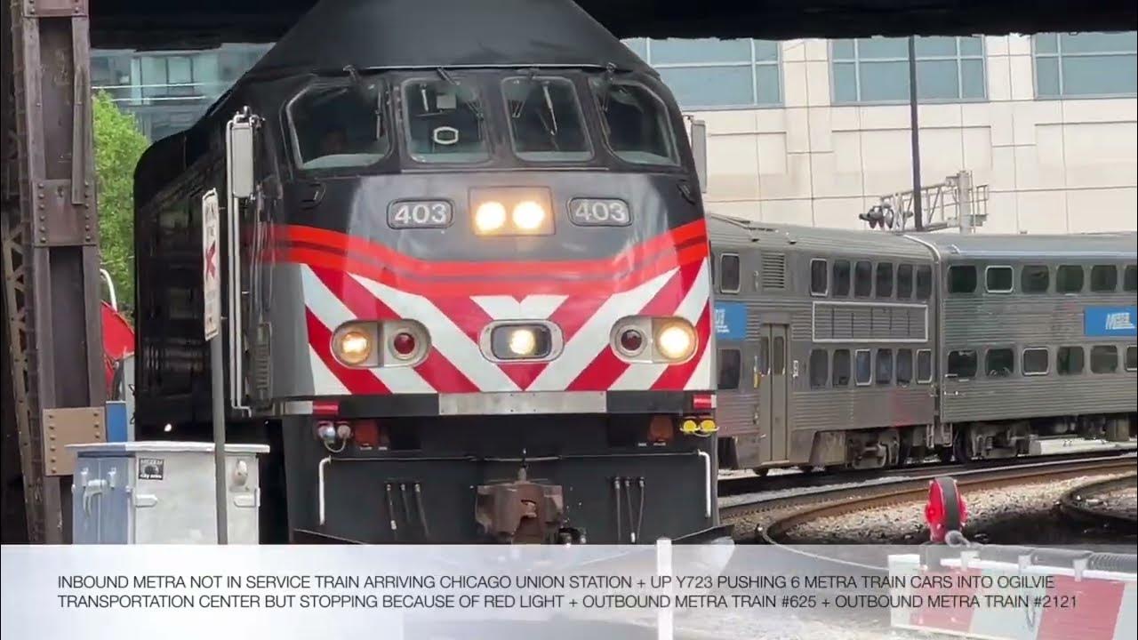 The Complete Metra Evening Rush Hour On The Alternate Schedule At Clinton Street On May 24, 2022 ...