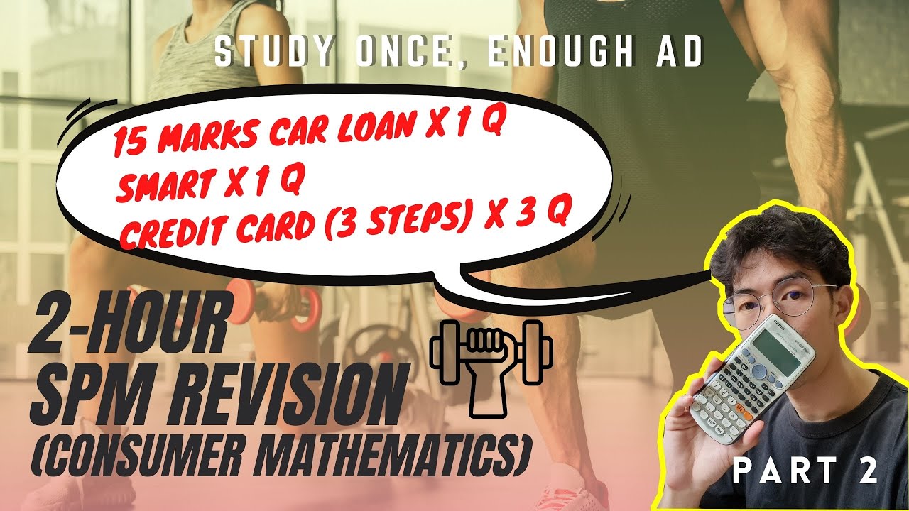 2h SPM Revision | Consumer Mathematics | Car Loan, SMART, Credit Card ...