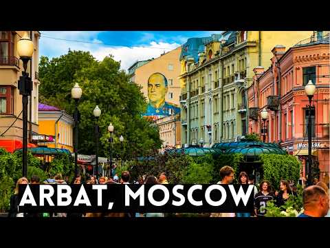 ARBAT ve NOVY ARBAT — MOSKOVA, Rusya'nın En Ünlü Yaya Caddeleri [4K]
