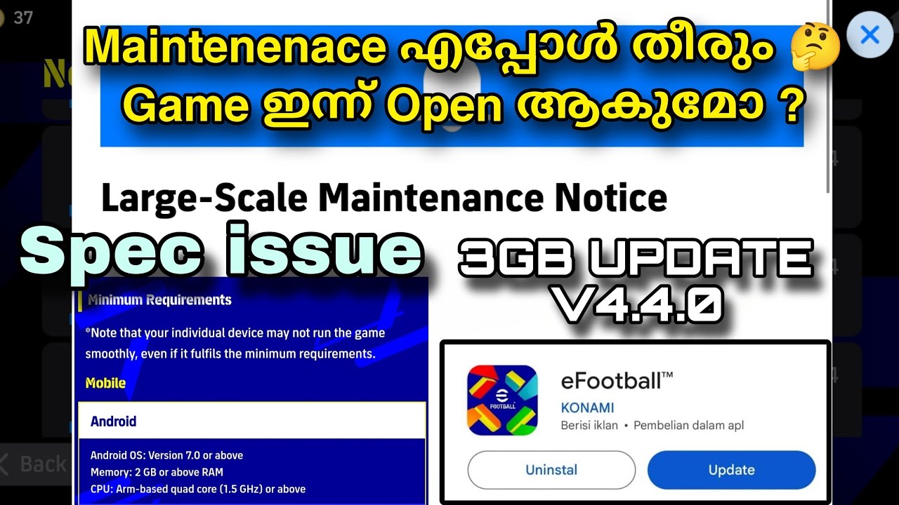 Today Maintenance End Time In eFootball 20224 || eFootball™™ v4.0.0 Update & Free Epic Packs ...