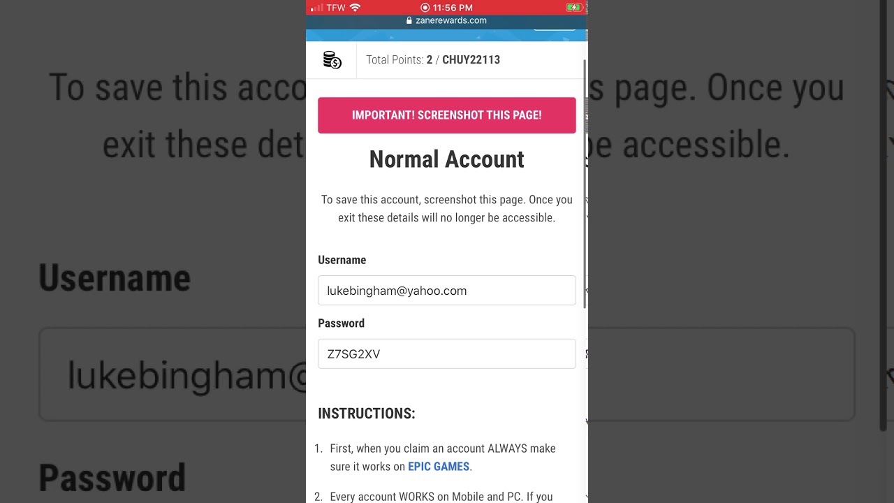 Free random fortnite account - YouTube