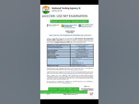 csir - ugc net examination # short # csir # net#2023# - YouTube