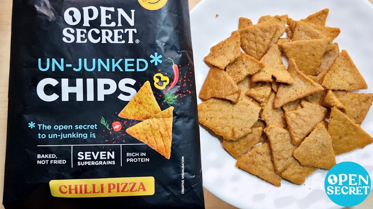 Open Secret Unjunked Chilli Pizza Chips | Ingredients, Taste, Price, Ad ...