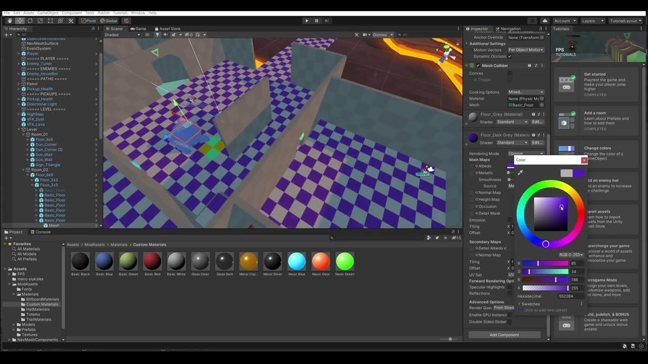 unity simple fps 3d shooter zaidimo sablonas ir kaulu animacija ...