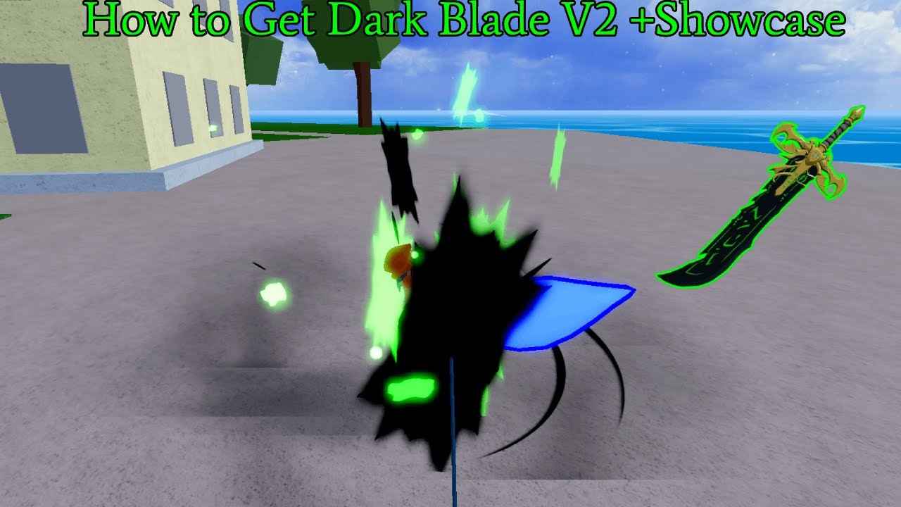 How to get DarkBlade V2 + Showcase On (Roblox Blox Fruit) - YouTube