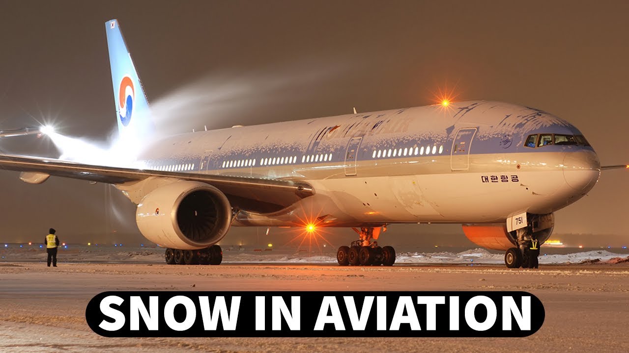 How does Snow impact Aviation? - YouTube