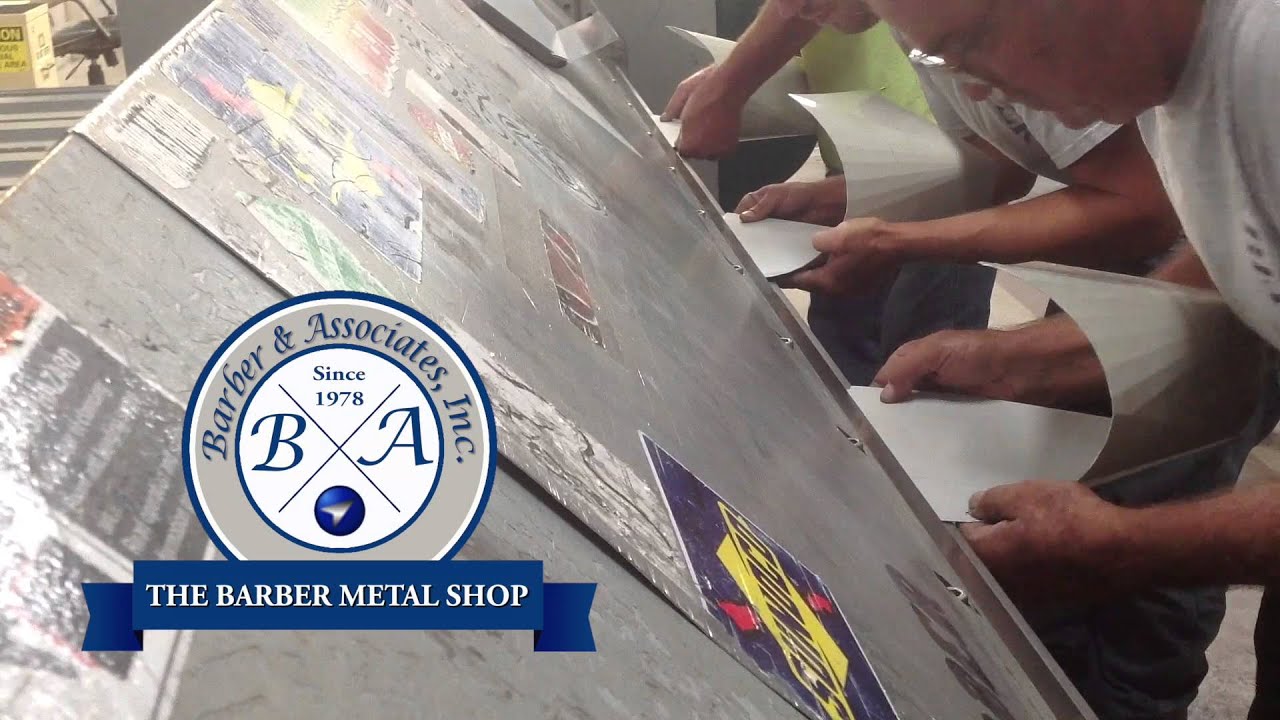 Downspout Fabrication at Barber Metal Shop - YouTube