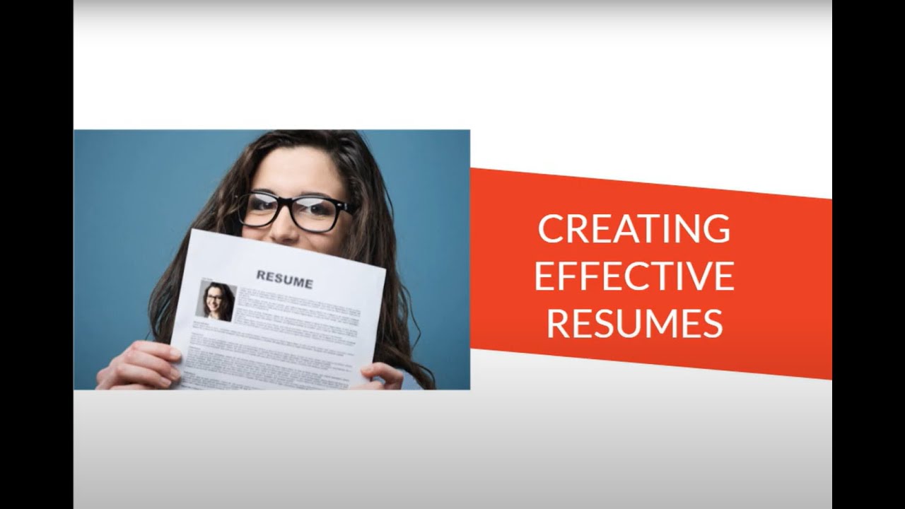 Tips for Creating Effective Resumes - WFSCB - YouTube