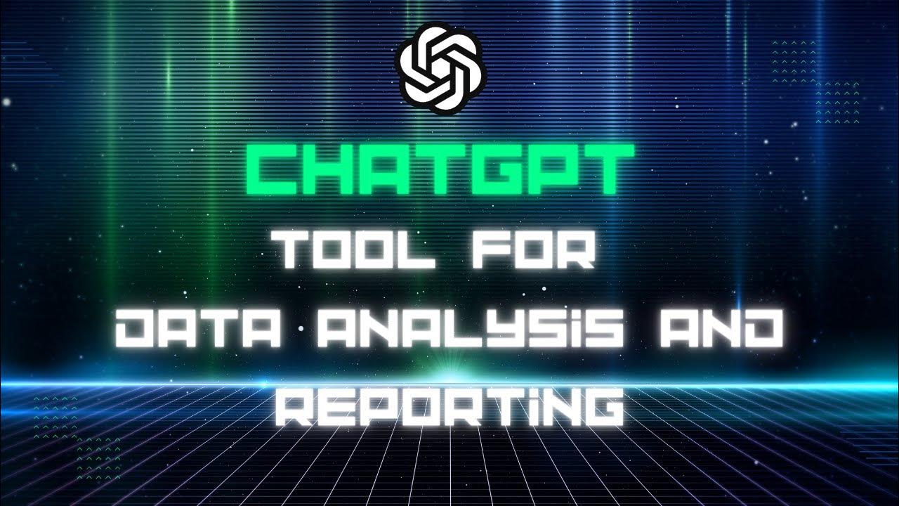Using ChatGPT to analyze data and write report - YouTube