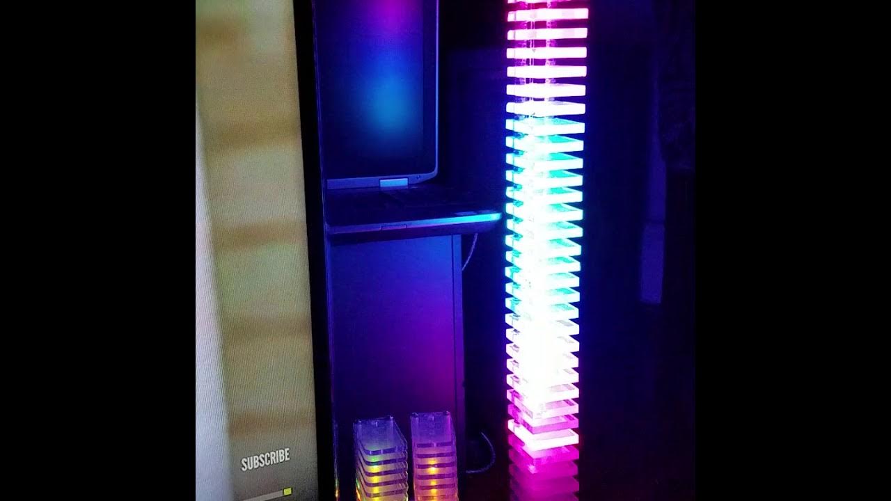 Arduino Neopixel Vu Meter Tower - YouTube