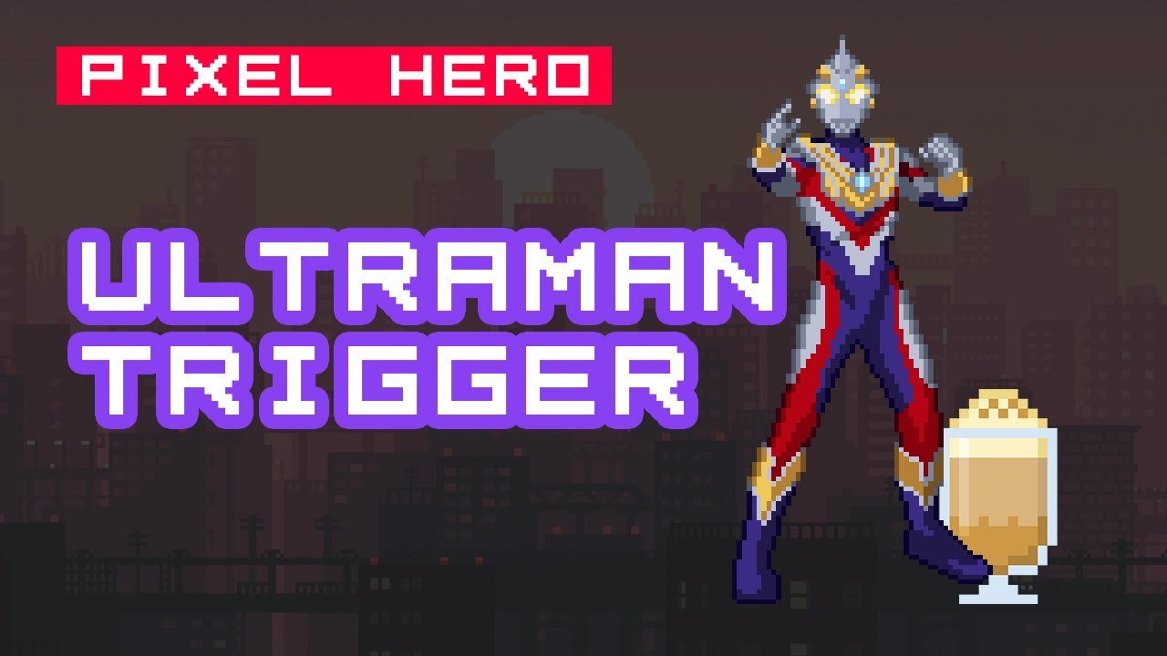 [ Pixel Art Timelapse ] PIXEL HERO - Ultraman Trigger - YouTube