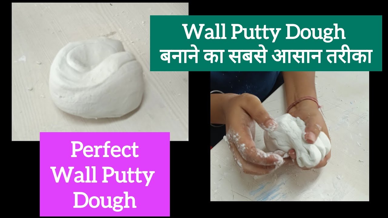 How to Make a Perfect Wall Putty Dough at Home |Wall Putty Dough For ...