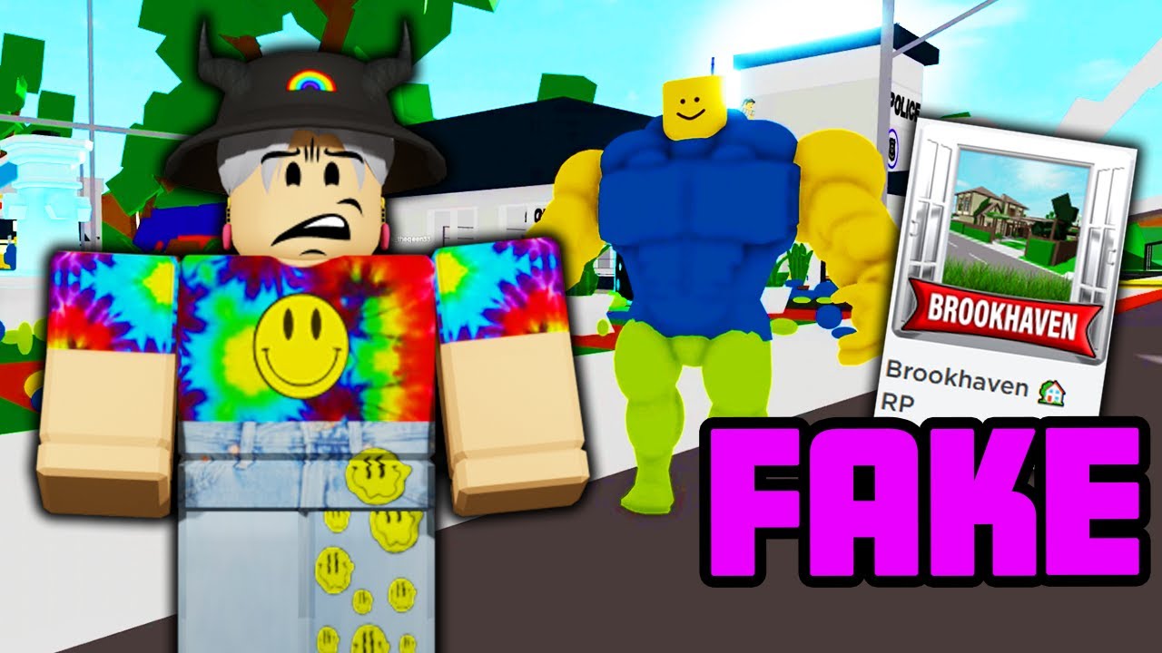 so I played FAKE brookhaven roblox games... - YouTube