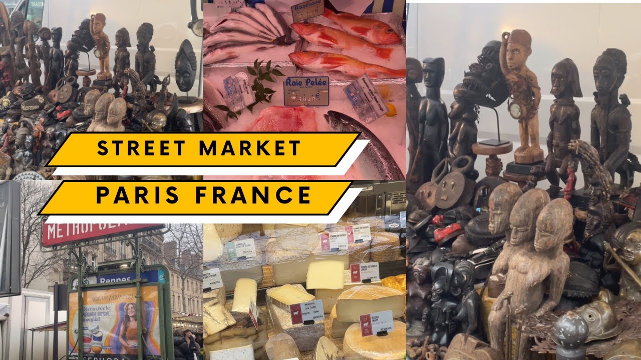 One of the largest open-air markets in Europe, Marche’ Raspail | Paris ...