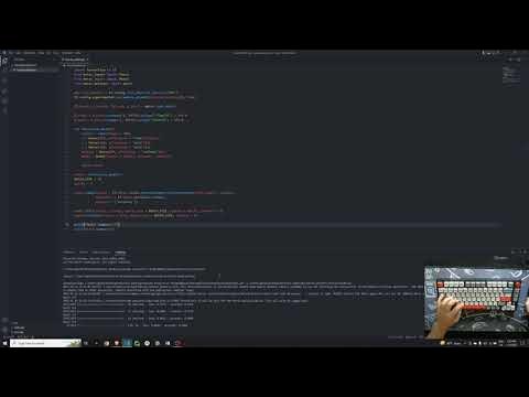 ASMR Programming - Building a Functional Neural Network using TensorFlow - No Talking - YouTube