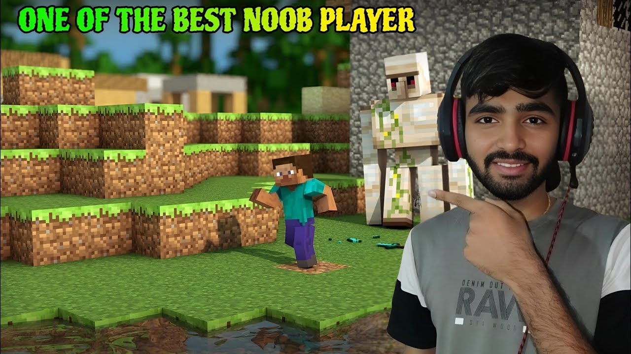 ONE OF THE BEST NOOB PLAYER IN MINECRAFT 🤫 SURVIVAL SERIES PART 1 # ...
