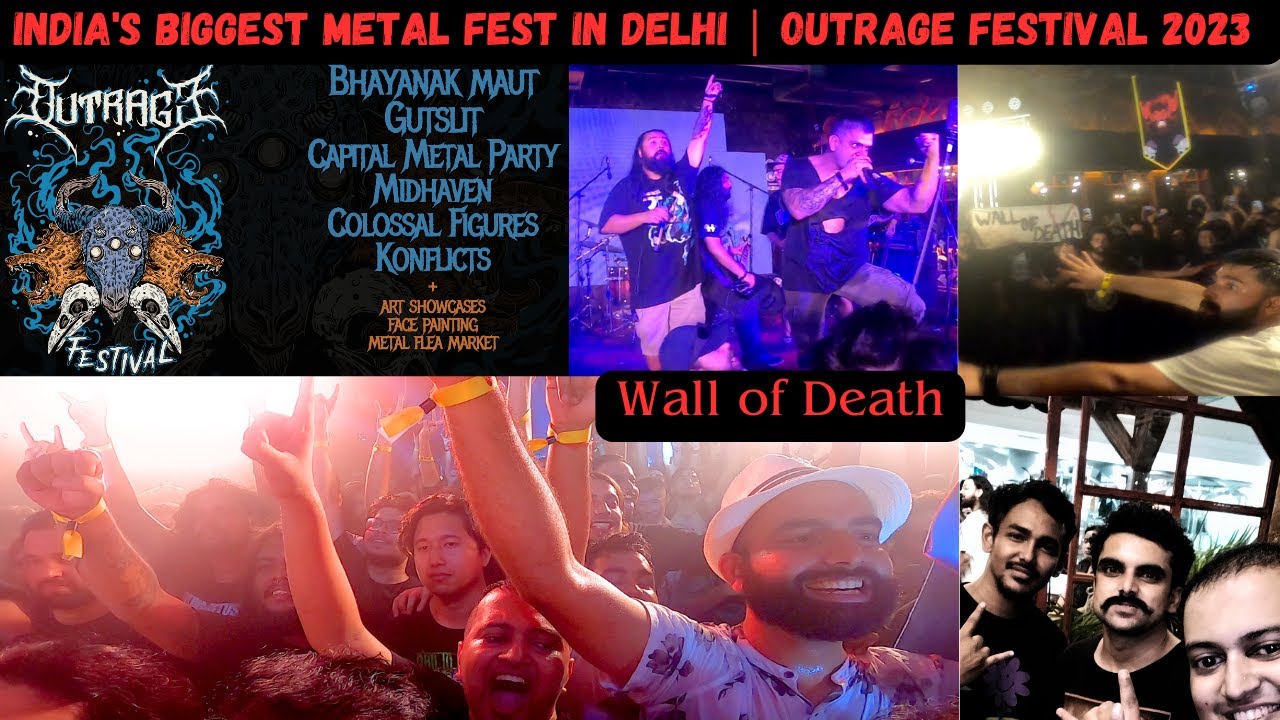 What Happens in an Indian Metal Concert? Capital Metal Band 🤘 | Outrage ...