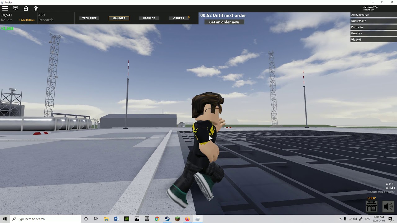 Roblox Rocket ship simulator first play - YouTube