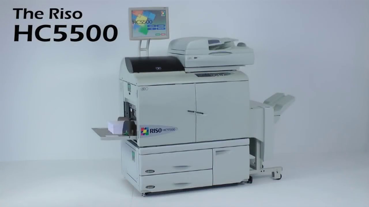 RISO HC5500 - YouTube