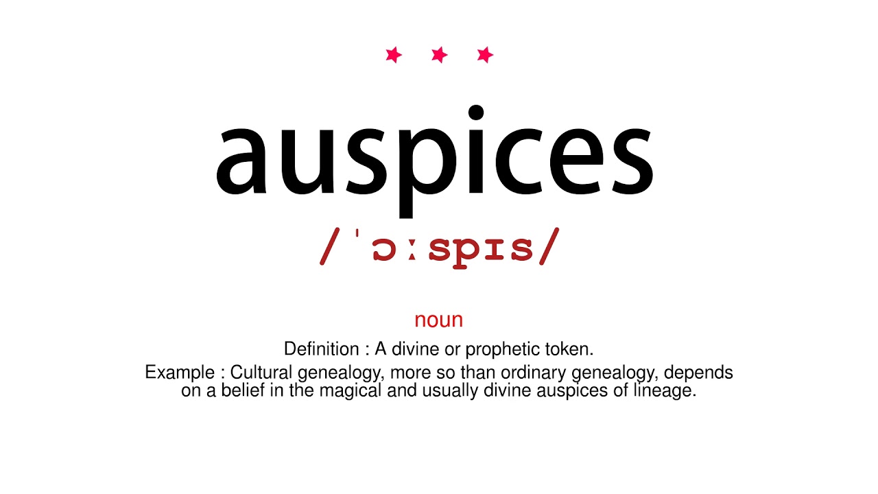 auspices - YouTube