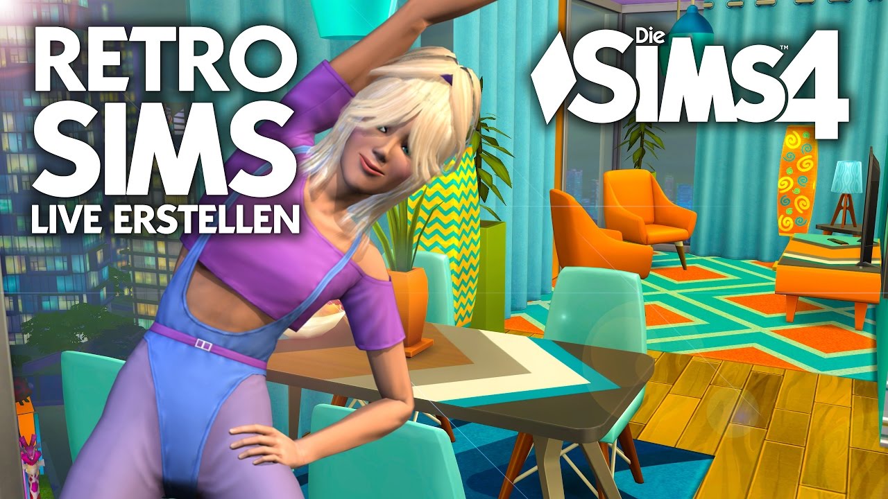 Sims erstellen LIVE | Retro Boy & Retro Girl im Die Sims 4 CAS für das ...