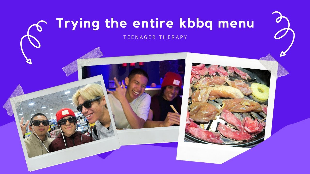 We Tried The Entire Menu | Teenager Therapy - YouTube