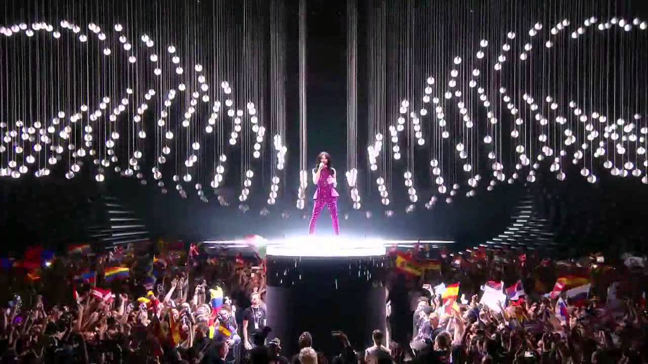 Vienna Boys Choir on stage - Building Bridges. 2015 Eurovision Grand ...