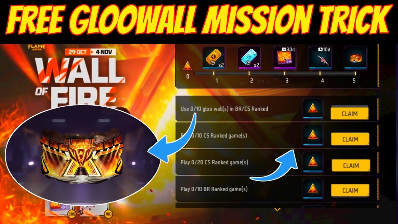 Flame Arena Gloo Wall Kaise Milega Free Fire | Wall Of Fire Event Free ...
