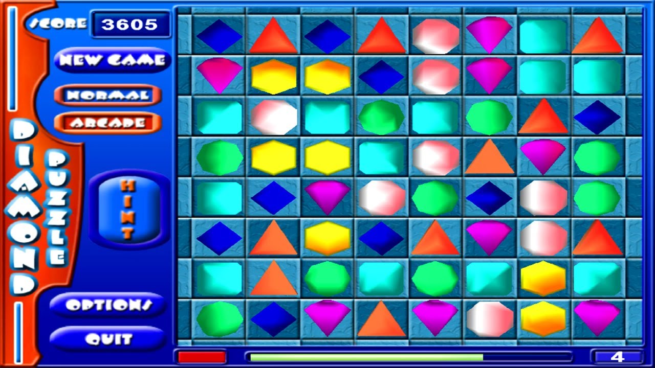 Diamond Puzzle (Windows game 2004) - YouTube
