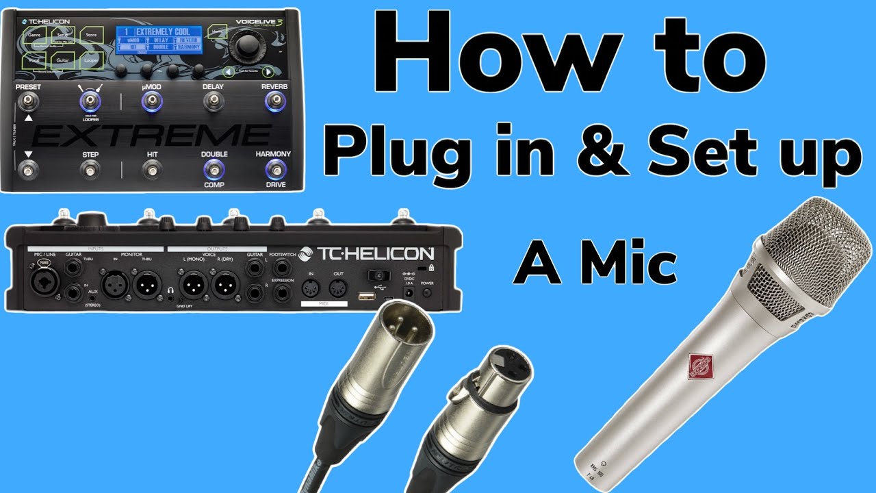 Mikrofon anschließen und richtig einstellen / TC - Helicon Voicelive 3 ...