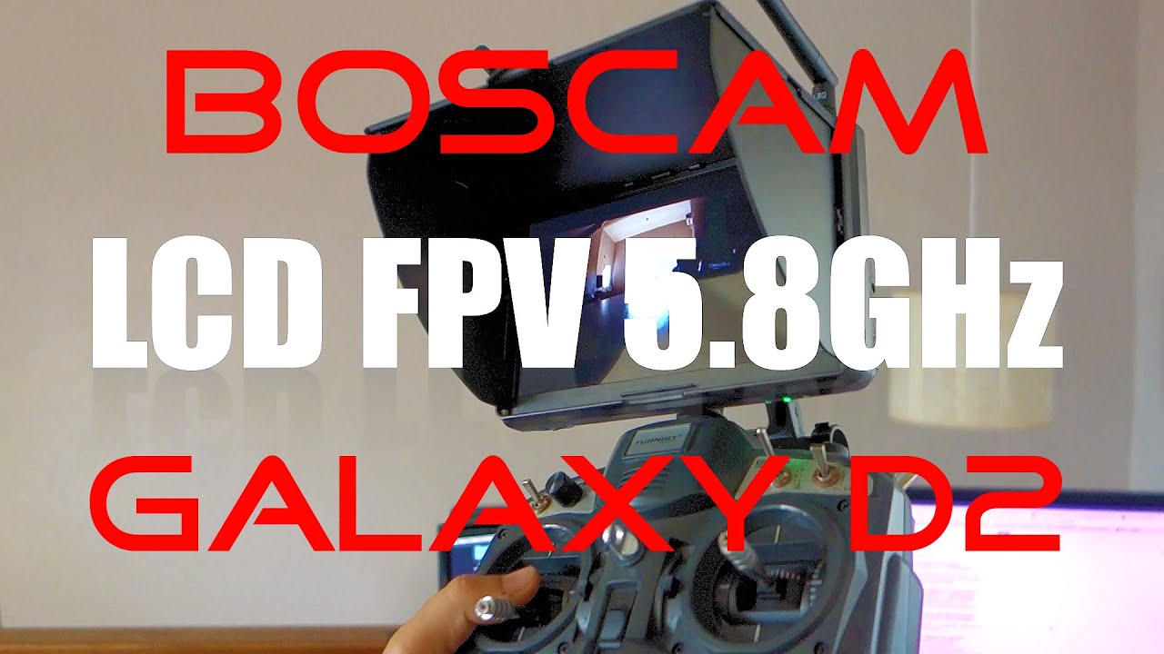 LCD Boscam Galaxy D2 - Unboxing e Review - YouTube