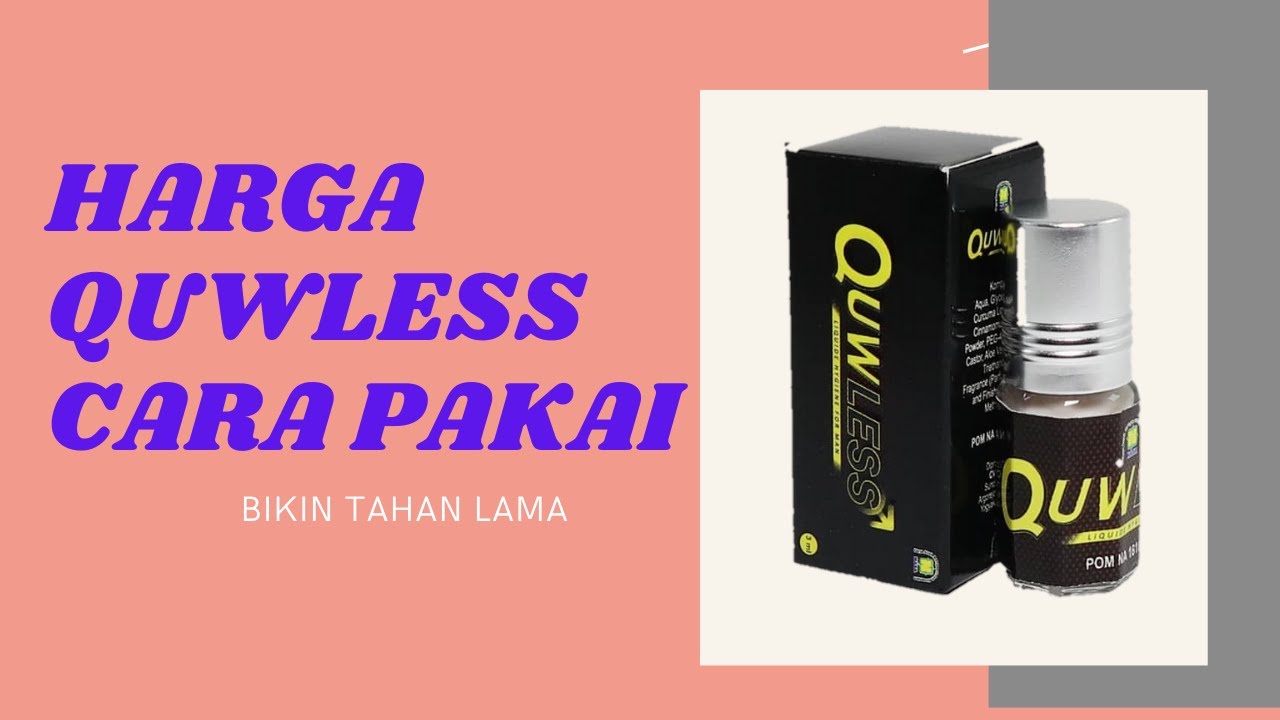 HARGA QUWLESS NASA CARA PAKAI YANG BENAR 0822 4104 0080 - YouTube